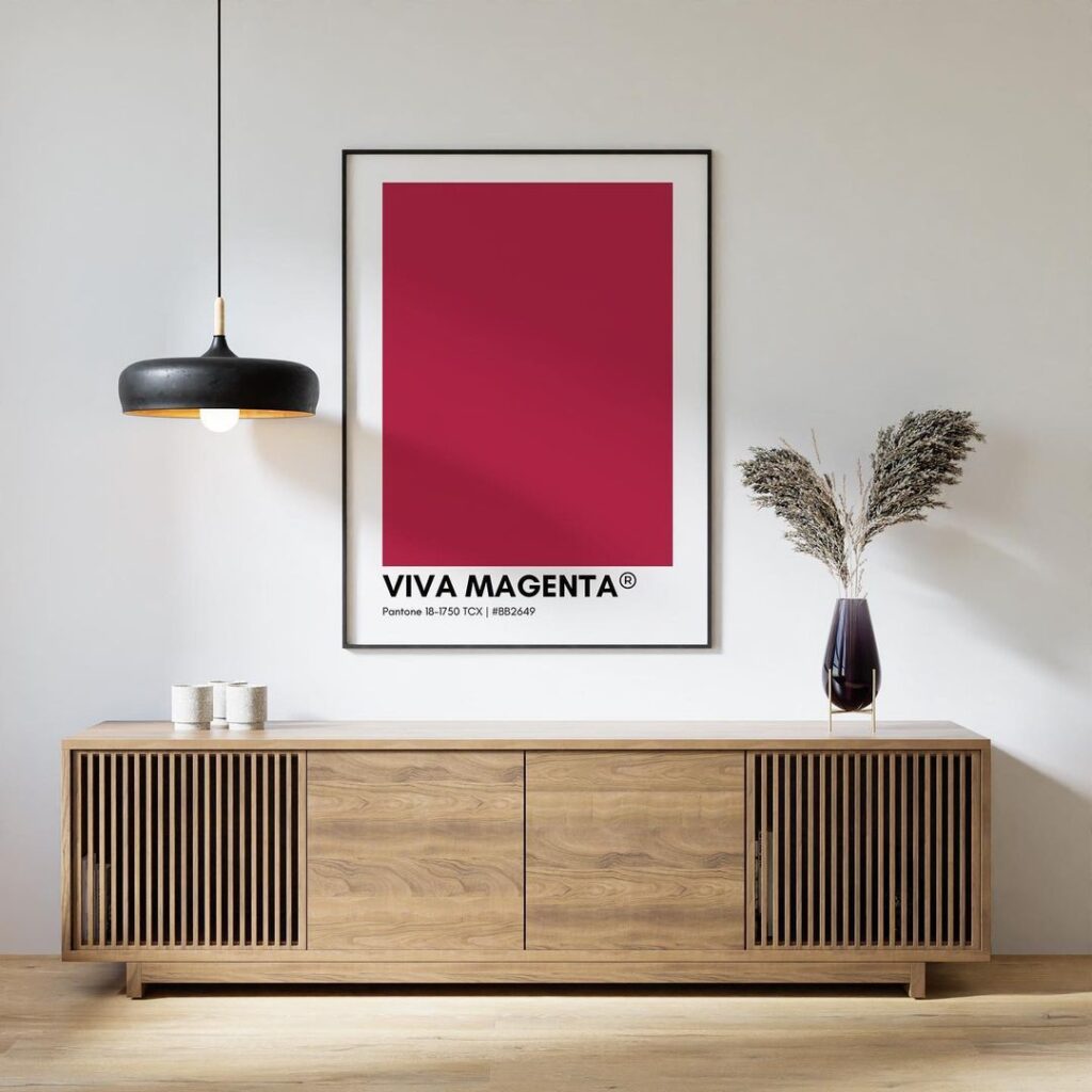 Viva Magenta: Pantone 18-1750 - A cor do ano 2023 - Sophia Martins